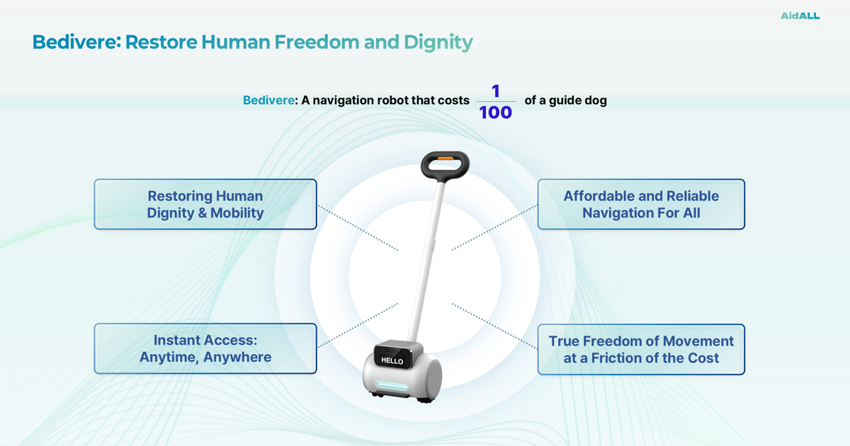 Bedivere: The “TRUE” Autonomous Driving Companion for the Visually Impaired